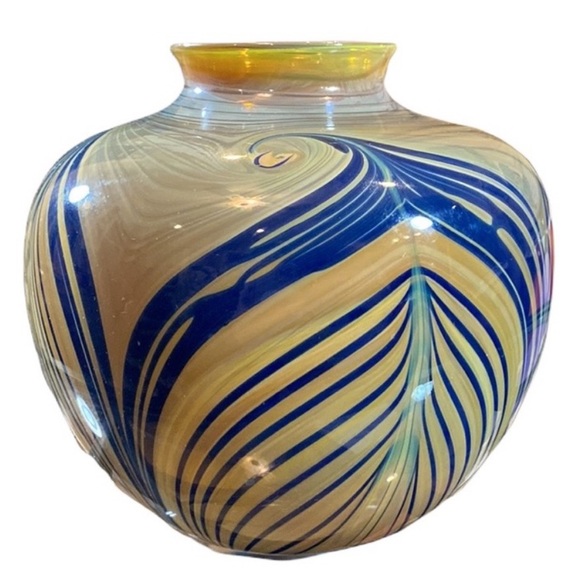 salamander glass | Other | Vintage Salamandra Glass Hand Blown Glass ...